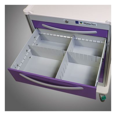 3-Drawer Short Isolation Cart (USGKA-399-YEL) - Waterloo Healthcare