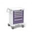 5-Drawer Medium Anesthesia Cart (UMGSA-33369-VIL) - Waterloo Healthcare
