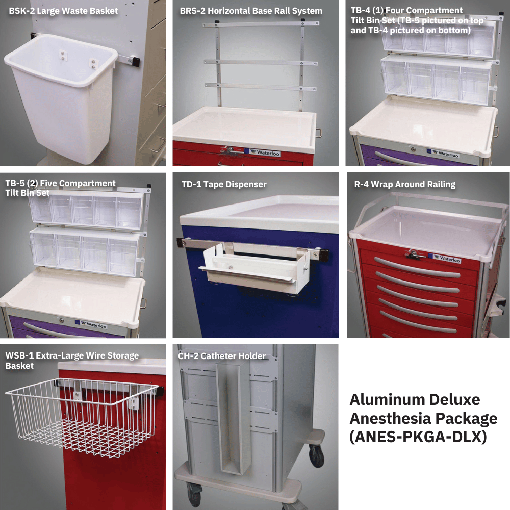 Anesthesia Cart Accessory Packages